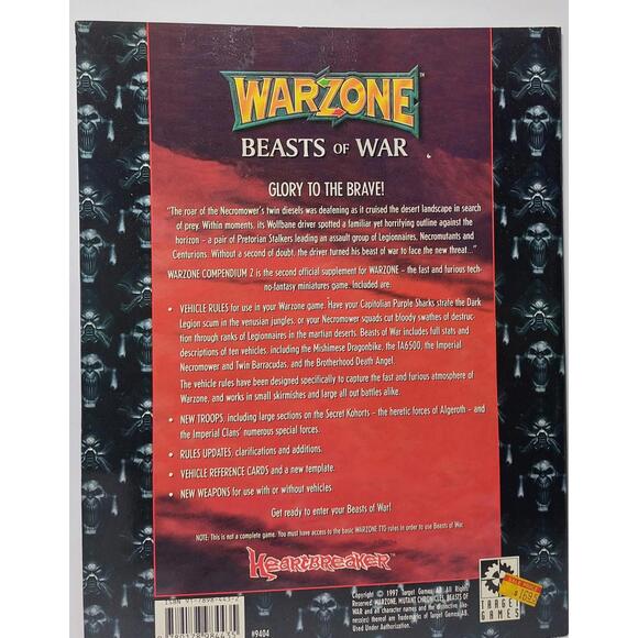 Other | Warzone Beasts Of War Book | Poshmark